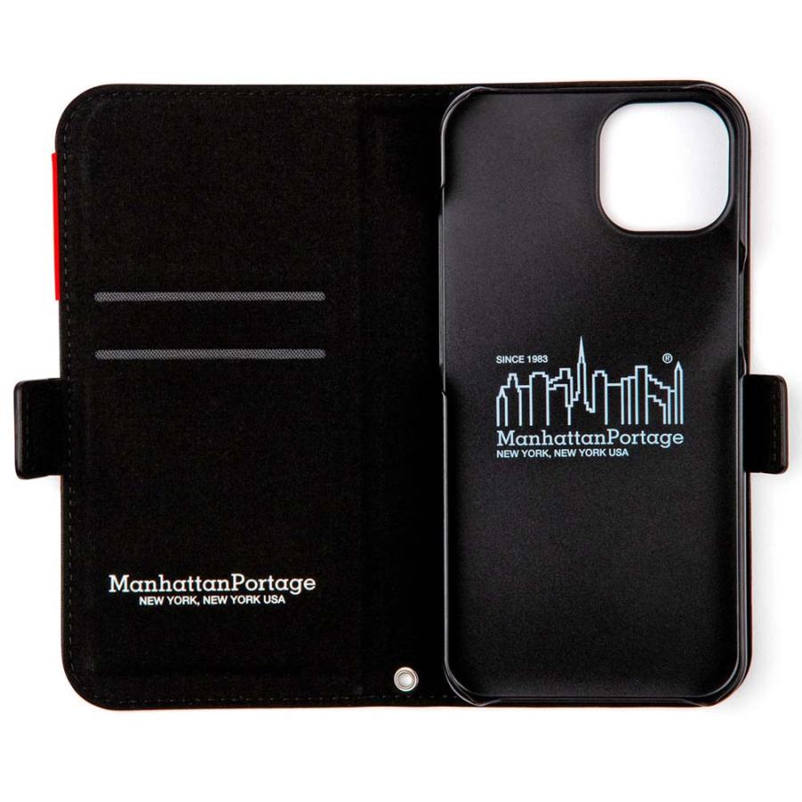 Manhattan Portage PU LEATHER Book Type Case BLACK【iPhone13対応 ...