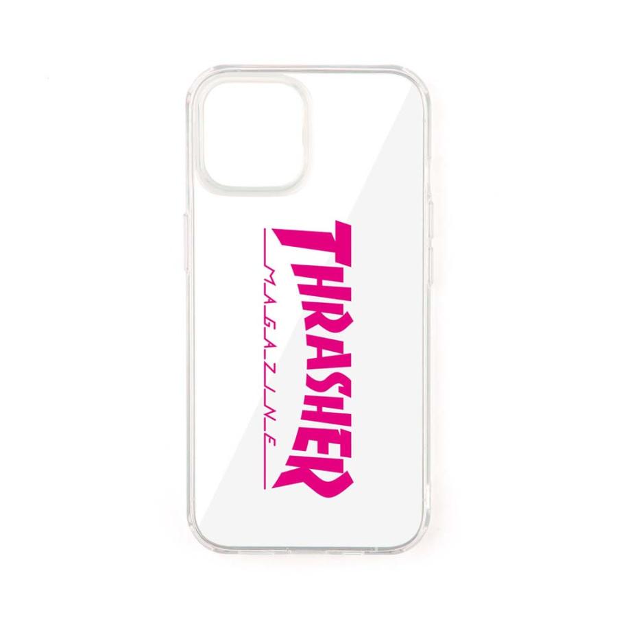 THRASHER Logo Hybrid Clear Case PINK【iPhone 13対応 THRASHER Logo Hybrid Clear Case PINK【iPhone 13対応