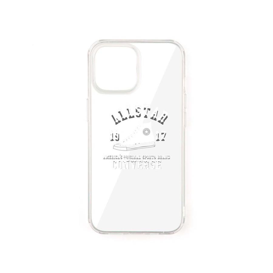 CONVERSE College Logo Hybrid Clear Back Case WHITE【13mini対応 ...