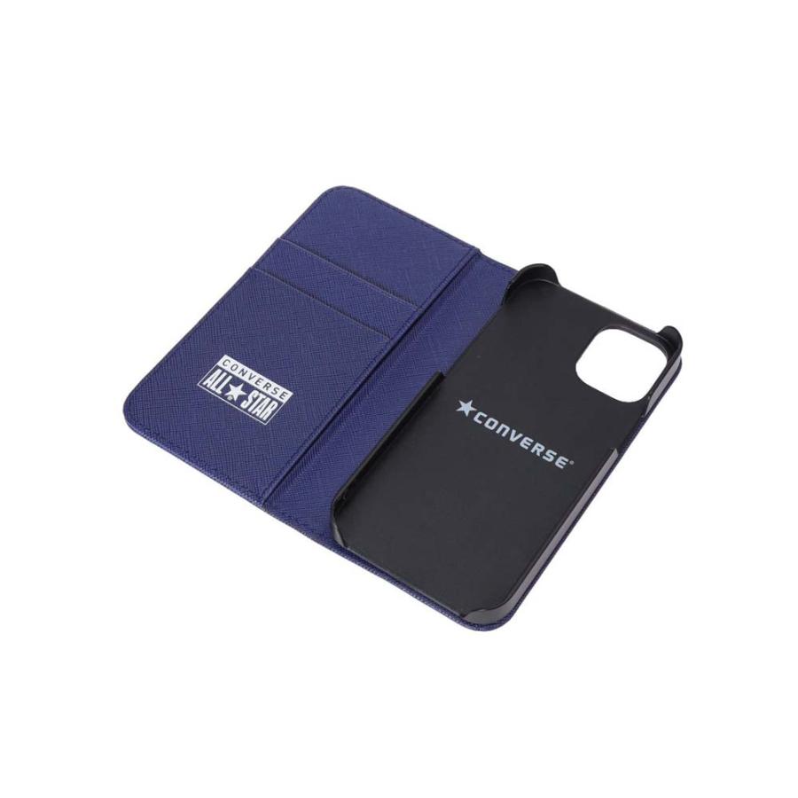 CONVERSE Logo PU Leather Book Type Case BLUE【iPhone12 mini対応 ...