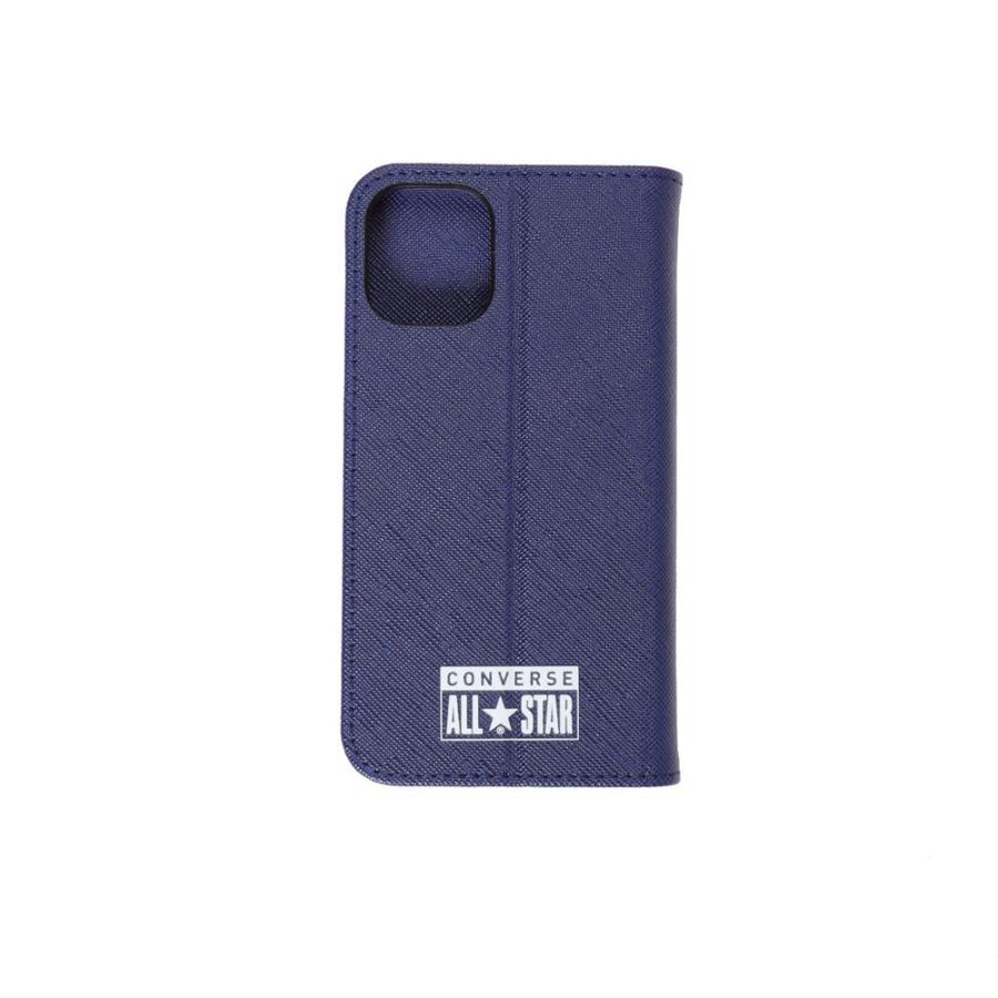 CONVERSE Logo PU Leather Book Type Case BLUE【iPhone12 mini対応 ...