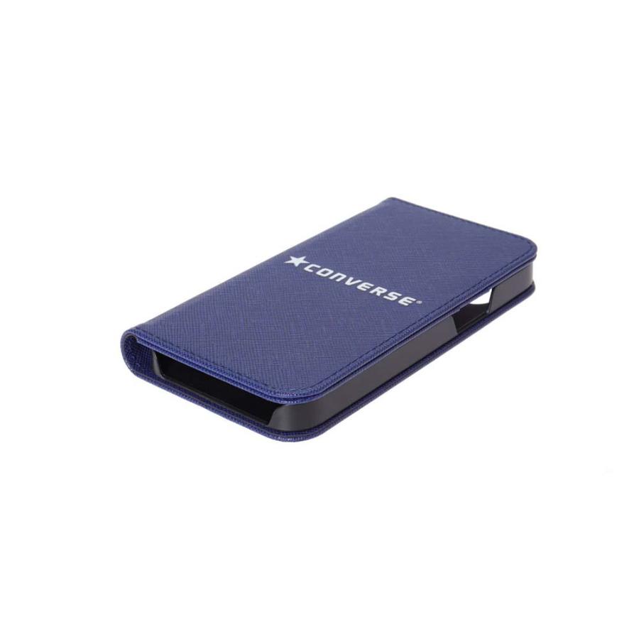 CONVERSE Logo PU Leather Book Type Case BLUE【iPhone12 mini対応 ...