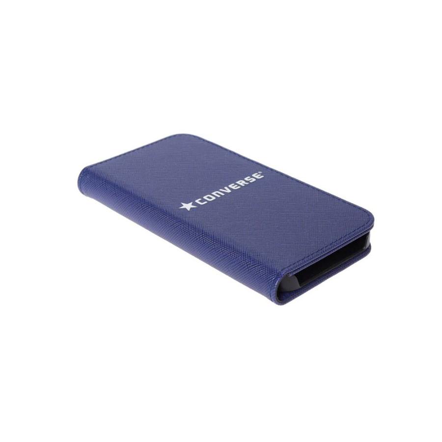 CONVERSE Logo PU Leather Book Type Case BLUE【iPhone12 mini対応 ...