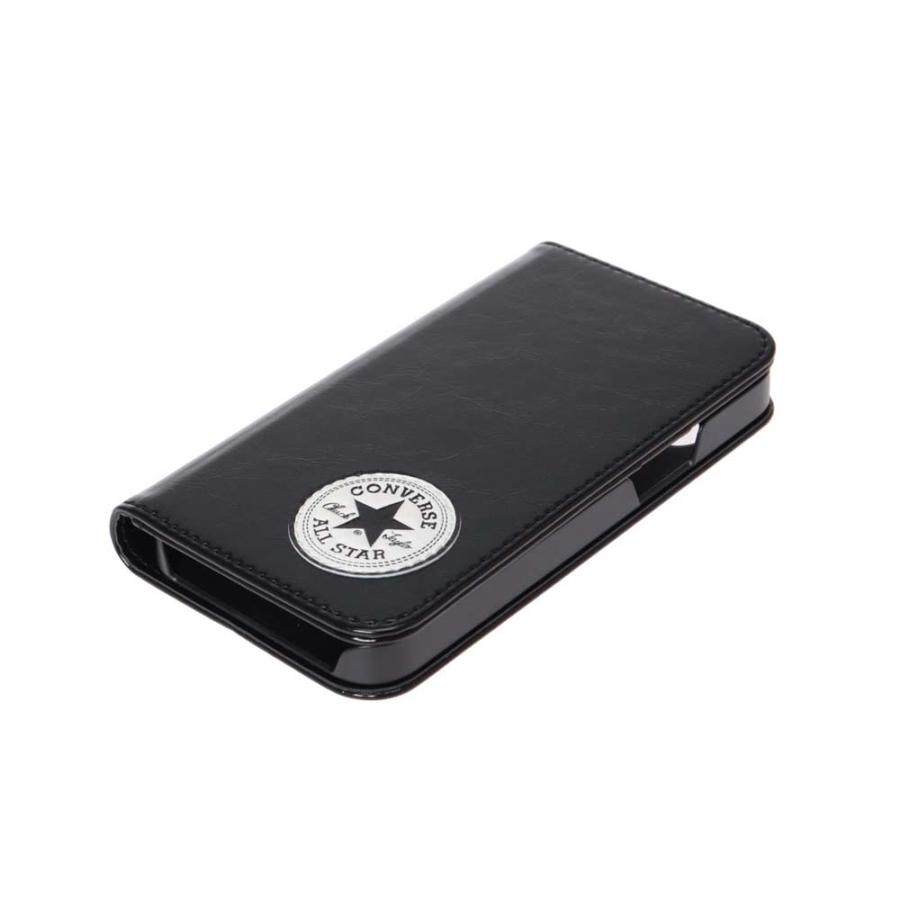 CONVERSE Uncle Patch PU Leather Book Type Case BLACK【12mini対応 ...