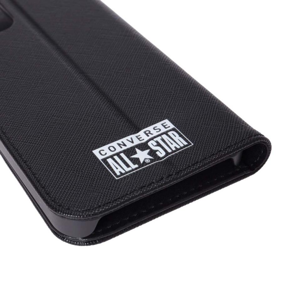 CONVERSE（コンバース） CONVERSE Logo PULeather Book Type Case BLACK【iPhone12 ...