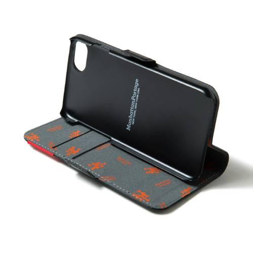 Manhattan Portage MLB Embroidery Book Type Case"NYM" BLACK【iPhone SE(第2 ...