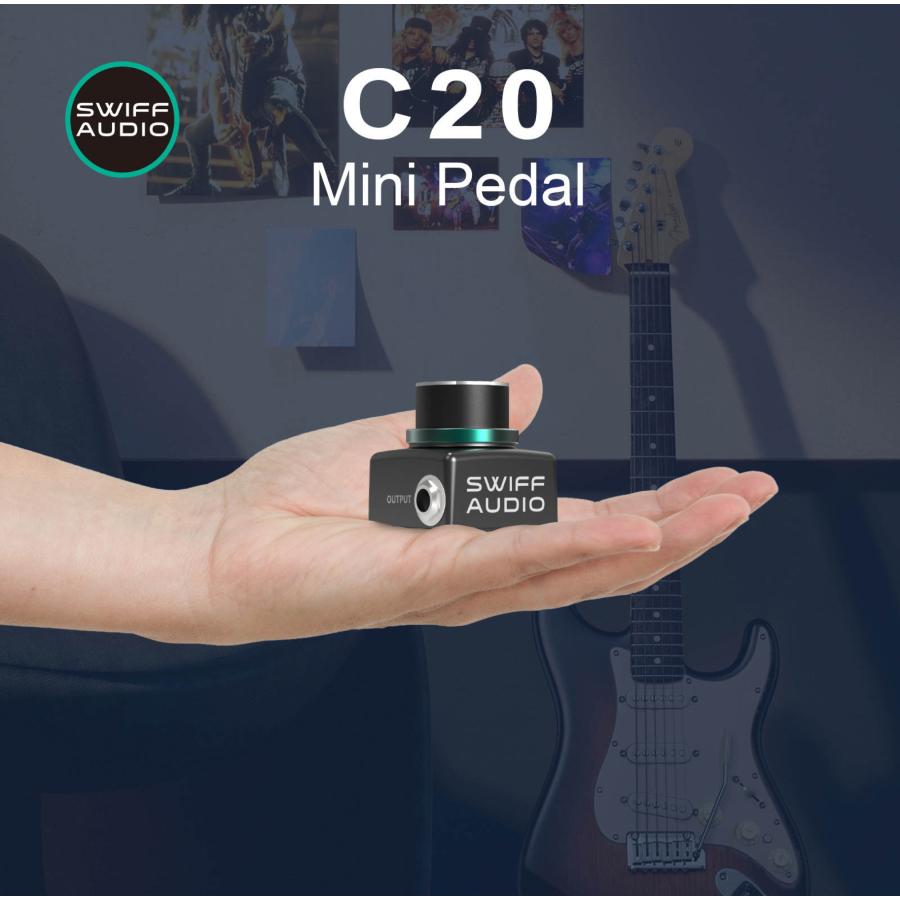 SWIFF AUDIO C20 Mini Pedal Tuner ペダルチューナー ギター ベース : The shop 笑和 - 通販 - Yahoo!ショッピング