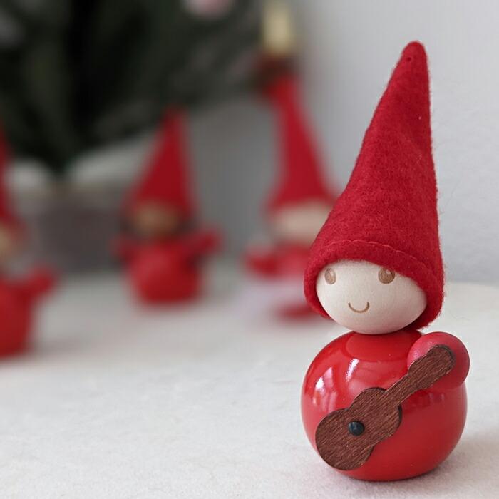 aarikka アーリッカ TONTTU（ELF）FIRST AID B7862 トントゥ 「 GUITARIST 」 9cm おしゃれ 北欧 ...