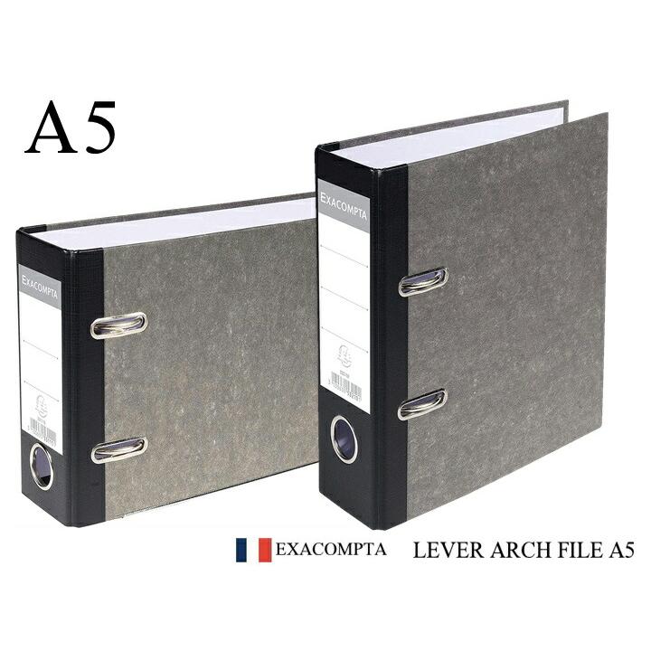 EXACOMPTA PAPER LEVER ARCH FILE A5 70mm エグザコンタ レバーアーチファイル 70mm 全2種 おしゃれ ...