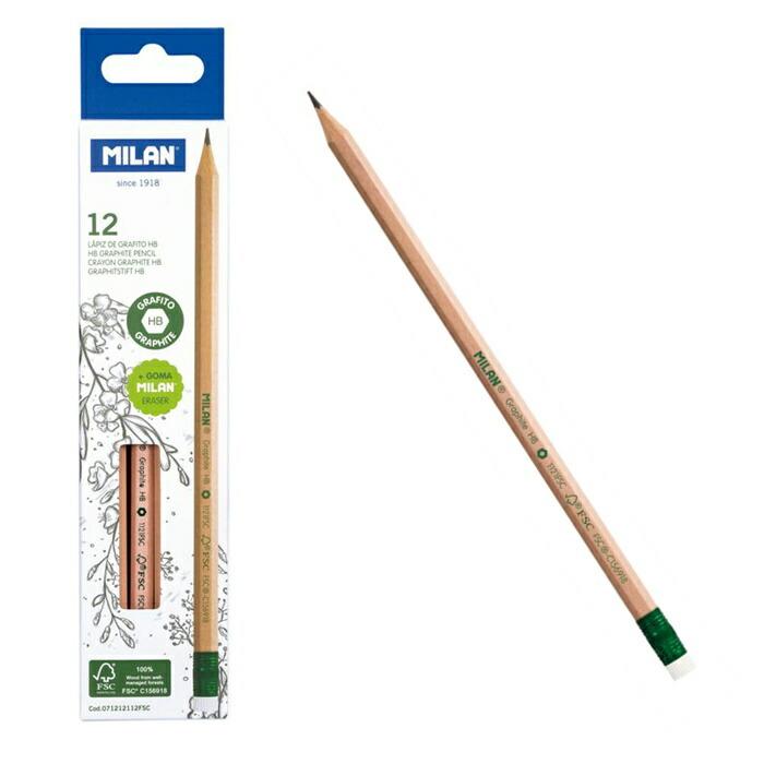 MILAN ミラン グラフィック 鉛筆 HB 12本セット GRAPHITE PENCILI おしゃれ かわいい ヨーロッパ 文房具 文具 ...