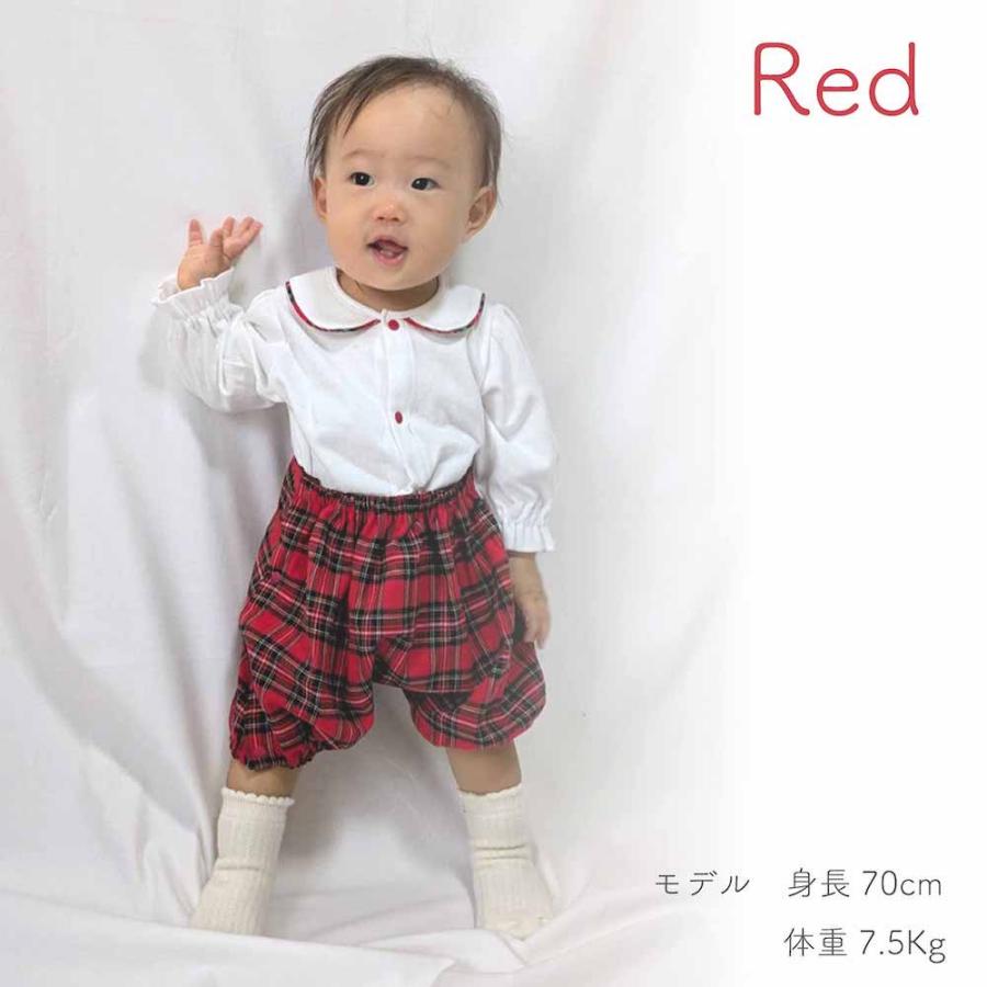 【日本製 】チェック柄 トラッドスタイルロンパース ベビースーツ 秋冬 かわいい あったか おしゃれ 赤ちゃん 男の子 女の子 【シンク・ビー】 13603 13605 : 13603 ...