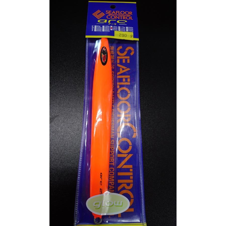シーフロアコントロール アーク/arc 290g ベタ塗チャートオレンジドットグロー【オリカラ】 : 東北丸 - 通販 - Yahoo!ショッピング