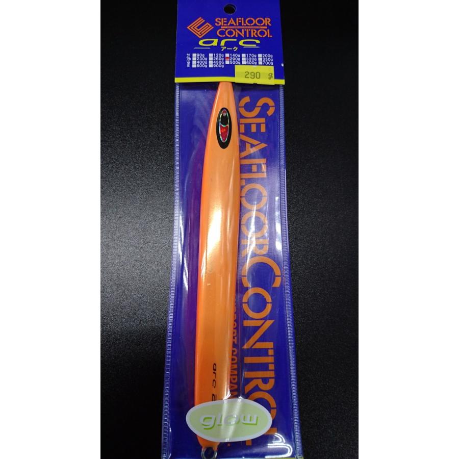 シーフロアコントロール アーク/arc 290g アルミ クリアチャートオレンジドットグロー【オリカラ】 : 東北丸 - 通販 - Yahoo!ショッピング