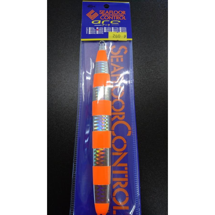 シーフロアコントロール/SEAFLOOR CONTROL アーク/arc 260g ウェイブ ゼブラオレンジ : 東北丸 - 通販 - Yahoo!ショッピング