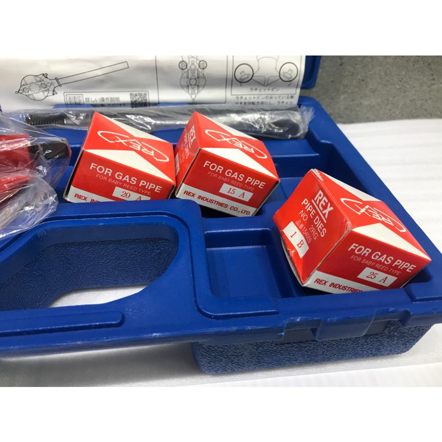 A-h031【訳あり未使用品】REX 2R ベビーリード型パイプネジ切り器 2R3 手動 ねじ切器 レッキス工業 : h031 : ティー ...