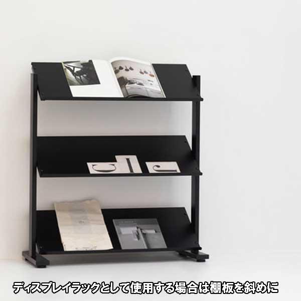 オープンシェルフ 3段 ラック 幅80cm スチール棚 板調節可能 2WAY 白黒茶 3カラー :az-1000991:ロハス屋 - 通販 - Yahoo!ショッピング