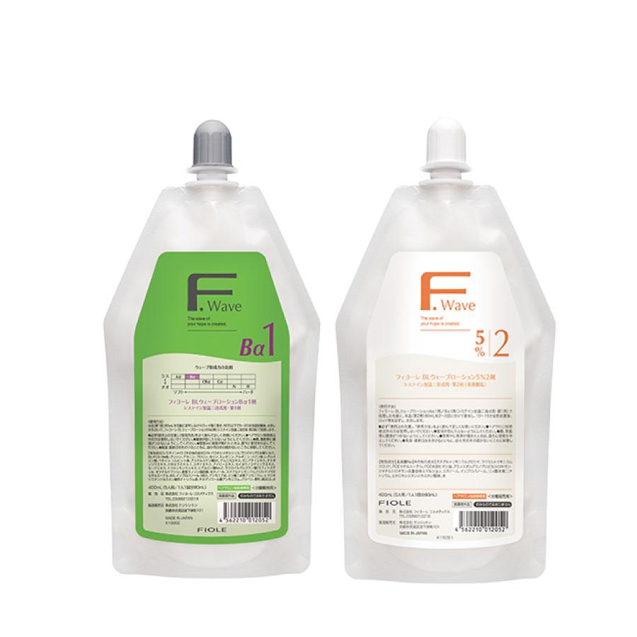 FIOLE 【 1剤 2剤 セット 】フィヨーレ Fウェーブ ローション Bα 400ml & 5% N 詰め替え SET : スリーピース Yahoo!店 - 通販 - Yahoo!ショッピング