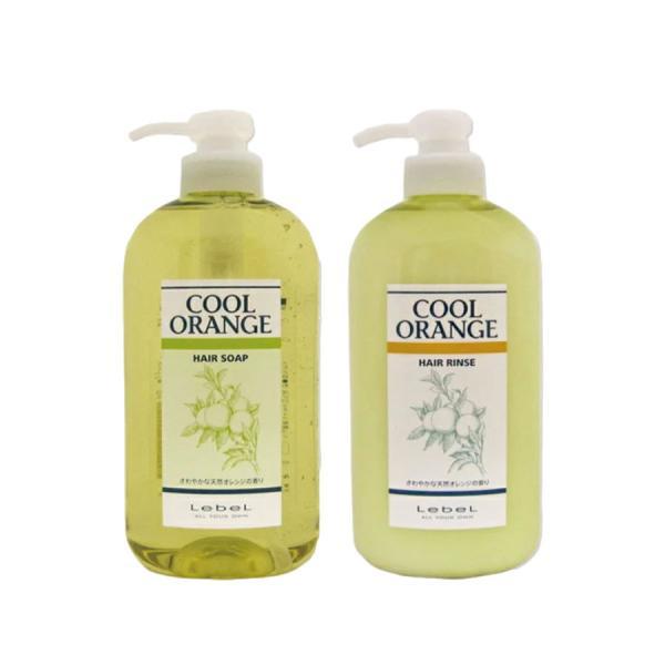 COOL ORANGE 【 セット 】Lebel ルベル クールオレンジヘアソープ クール 600ml ＋ ヘアリンス N : スリーピース Yahoo!店 - 通販 - Yahoo!ショッピング
