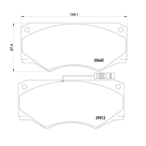 ベンツ W463 G500/G55 AMG (0014201420/0054209820) Gクラス 極 低ダスト フロント ブレーキパッド ...