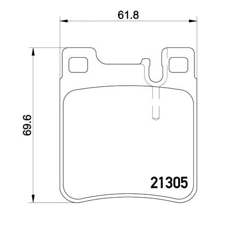 ベンツ W210 E240ワゴン(210261)(0044201620) Eクラス極 低ダスト リア ブレーキパッド Vetto製 送料無料 : THREE POINT - 通販 ...