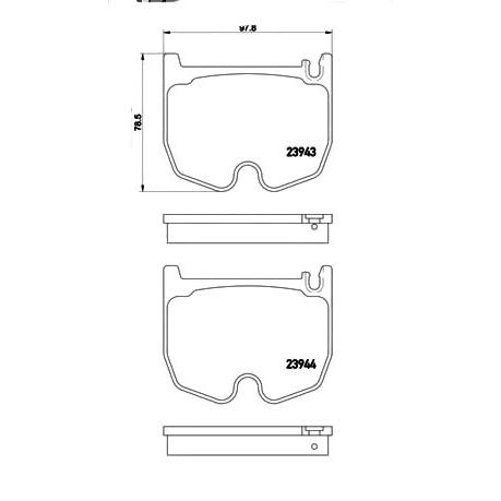 ベンツ W211 E55 AMG(211076) (0044204520) Eクラス 極 低ダスト フロント ブレーキパッド Vetto製 ...