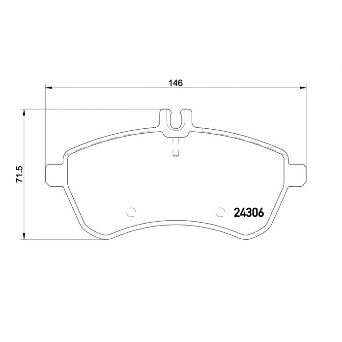 ベンツ R172 SLK200/250(172448/447) (0074209220) SLKクラス 極 低ダスト フロント ブレーキパッド ...