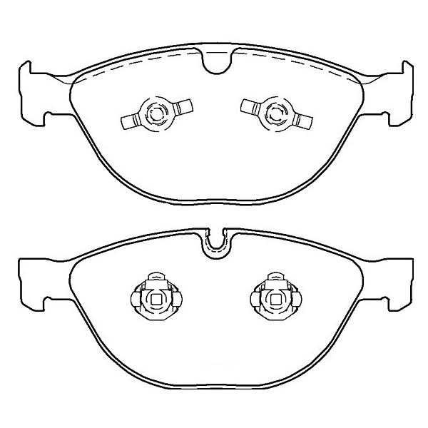 BMW E60 M5 E63 M6 アルピナ B7(E65) 極 低ダスト フロント ブレーキパッド Vetto製 送料無料 : THREE ...
