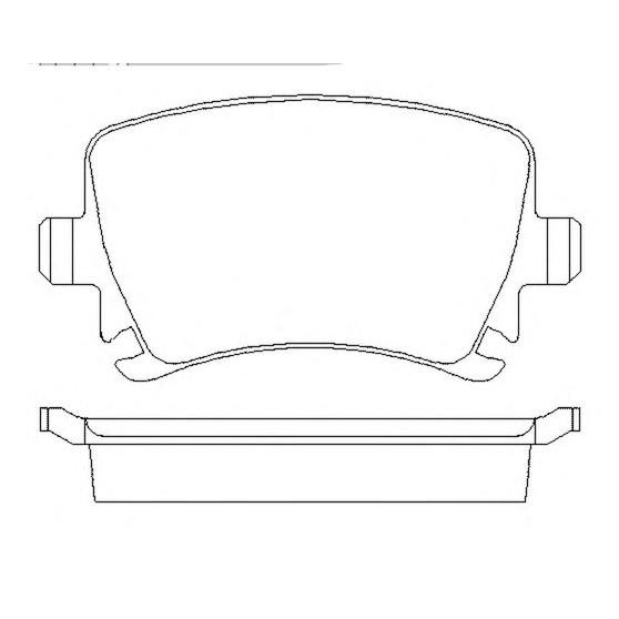 VW フォルクスワーゲン PASSAT Mk.7 パサート R36(3C0698451F/5N0698451) 極 低ダスト リア ブレーキ ...