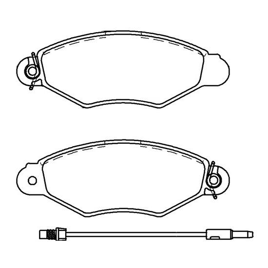 ルノー カングー (KC0/1) 1.4/1.6/ 1.5/1.9dtci 極 低ダスト フロント ブレーキパッド RENAULT Vetto ...