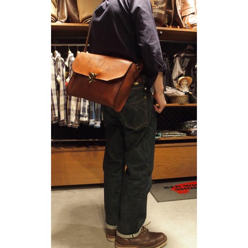 vasco（ヴァスコ） Vasco(ヴァスコ)[Three Eight 別注 Lot.VS-258L LEATHER POST ...