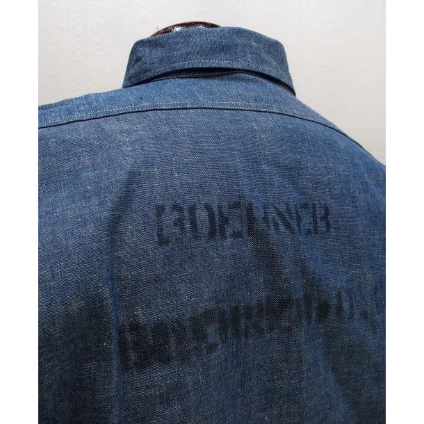 WAREHOUSE WAREHOUSE(ウエアハウス) [Lot.3044 USN CHAMBRAY SHIRTS/Custom] : スリー ...