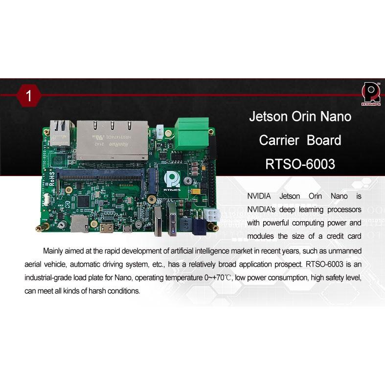 RTSO-6003 Nvidia Jetson Orin NX/Orin Nano 向け CarrierBoard ubuntu linux ...