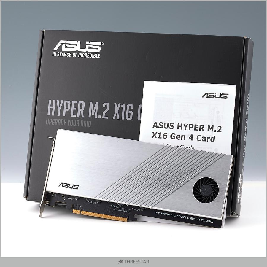 ASUS Hyper M.2 x16 Gen 4 カード (PCIe 4.0/3.0) 4x : スリースター商会 - 通販 - Yahoo!ショッピング