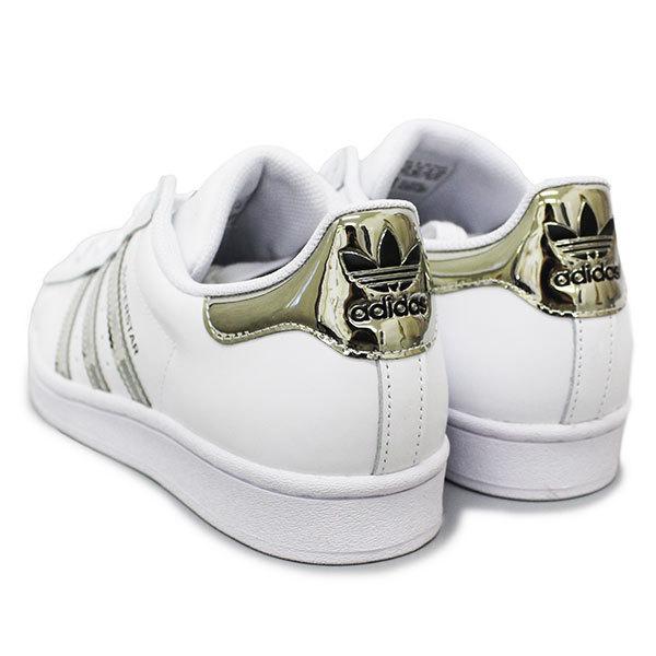 adidas (アディダス) FW3915 SUPERSTAR W スーパースター レディース スニーカー フットウェアホワイトxシルバー ...