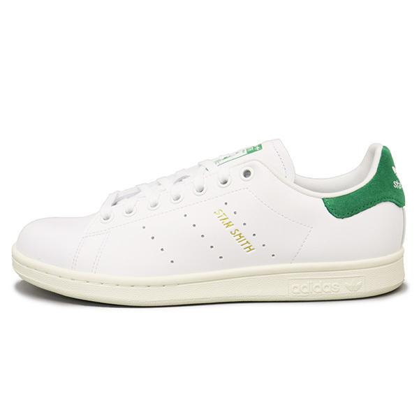 STAN SMITH adidas (アディダス) GW1390 スタンスミス スニーカー フットウェアホワイトxグリーンxオフホワイト ...