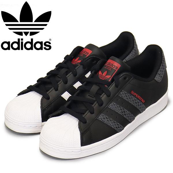 SUPERSTAR adidas (アディダス) HQ1917 W スーパースター レディース スニーカー ブラックxブラックxホワイト ...