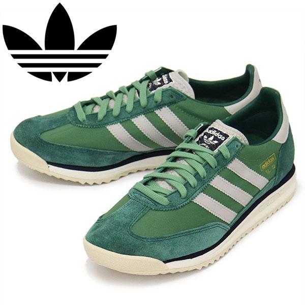 adidas Originals (アディダス) IH8016 SL 72 RS スニーカー プリラブドグリーンxグレーツーxカレッジグリーン ...