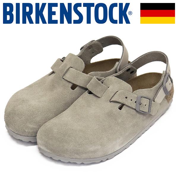 BIRKENSTOCK (ビルケンシュトック) 1028329 TOKIO トキオ スエードレザーサンダル STONE COIN ナロー幅 ...