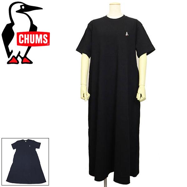 CHUMS (チャムス) CH18-1242 Booby Pique Crew Long Dress レディース ブービーピケ クルー ロング ...