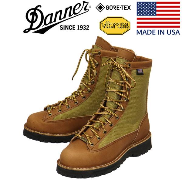 Danner DANNER (ダナー) 30543 Light Revival ダナーライト リバイバル 8 レザー ブーツ Khaki アメリカ製 : THREE WOOD ヤフー店 ...