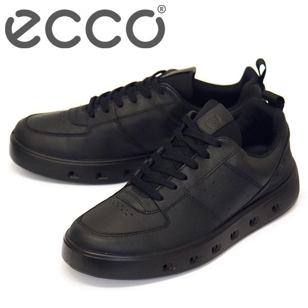 ecco ECCO (エコー) 52081401001 STREET 720 MENS SHOE カジュアルスニーカー BLACK EC001 ...