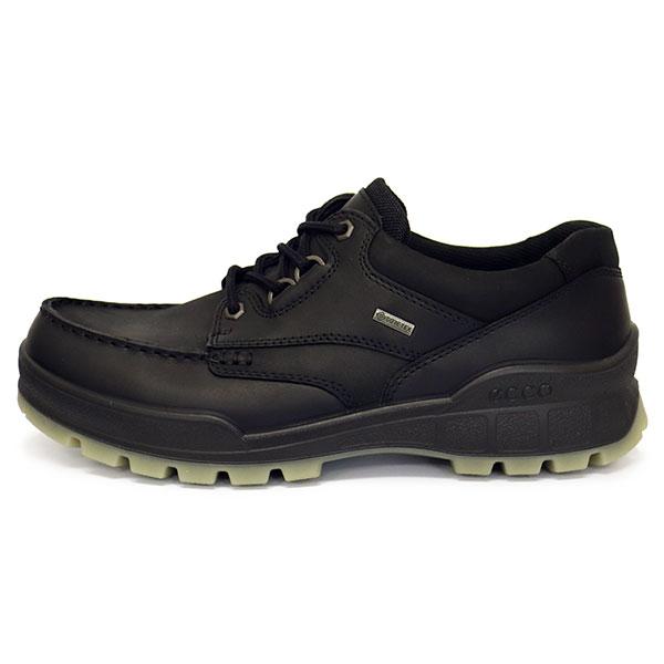 ECCO (エコー) 83171451052 TRACK 25 MENS LOWCUT GTX レザーシューズ BLACK/BLACK ...