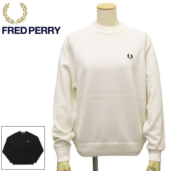 FRED PERRY (フレッドペリー) WMS K2117 Crew Neck Jumper レディース クルーネック セーター FP470 ...