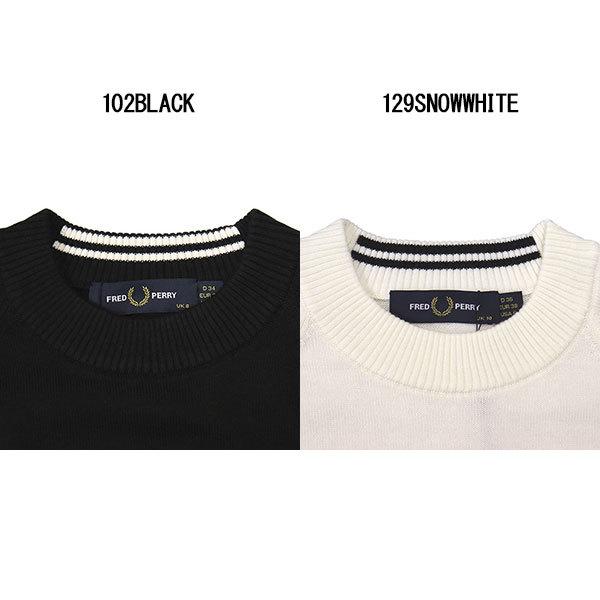 FRED PERRY (フレッドペリー) WMS K2117 Crew Neck Jumper レディース クルーネック セーター FP470 ...