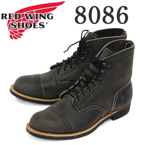 RED WING SHOES REDWING (レッドウィング) 8086 Iron Ranger アイアンレンジャー チャコールラフアンド ...