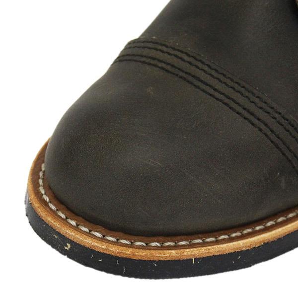 RED WING SHOES REDWING (レッドウィング) 8086 Iron Ranger アイアンレンジャー チャコールラフアンド ...