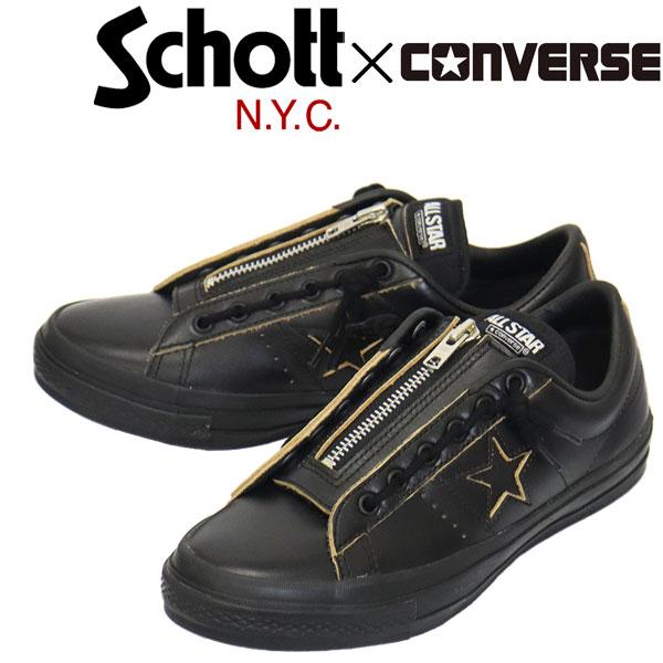 Schott N.Y.C（ショット） Schott x CONVERSE (コンバース) コラボ 782-4292001 ONE STAR Z ...