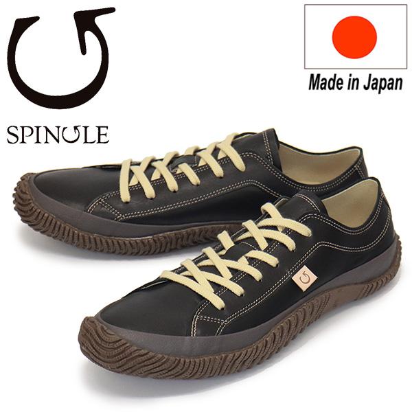 SPINGLE (スピングル) SP-110 カンガルーレザースニーカー 日本製 05Black SP002 : THREE WOOD ヤフー ...