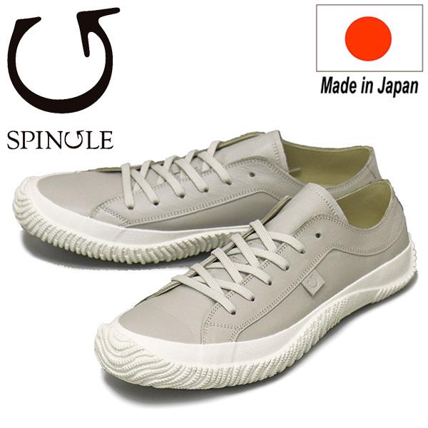 SPINGLE (スピングル) SP-110 カンガルーレザースニーカー 日本製 08 Light Gray SP020 : THREE ...