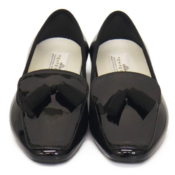 TEMPERATE（テンパレイト） NOAH タッセルスリッポン レインシューズ BLACKxBLACK TMP026 : THREE WOOD ヤフー店 - 通販 - Yahoo!ショッピング